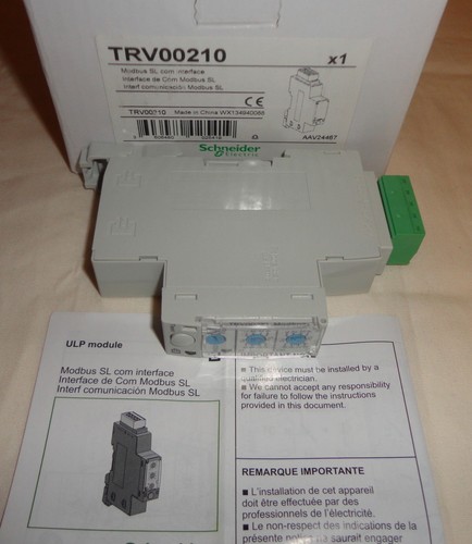 SCHNEIDER ELECTRIC TRV00210 MODBUS SL COMMUNICATION INTERFACE MODULE ...