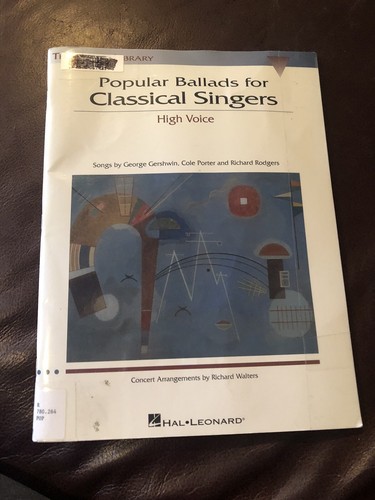 Popular Ballads for Classical Singers Sheet Music High Voice Book ...