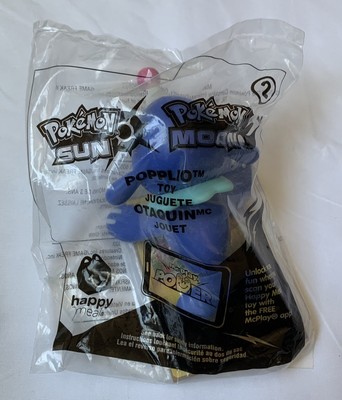 Brand New McDonalds Happy Meal Toy Pokemon 2016 #2 Poplio Figure w/Card ...