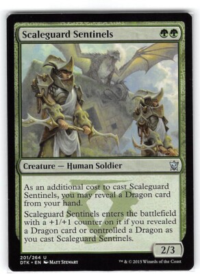 Scaleguard Sentinels *Uncommon* Magic MtG x1 Dragons of Tarkir SP | eBay
