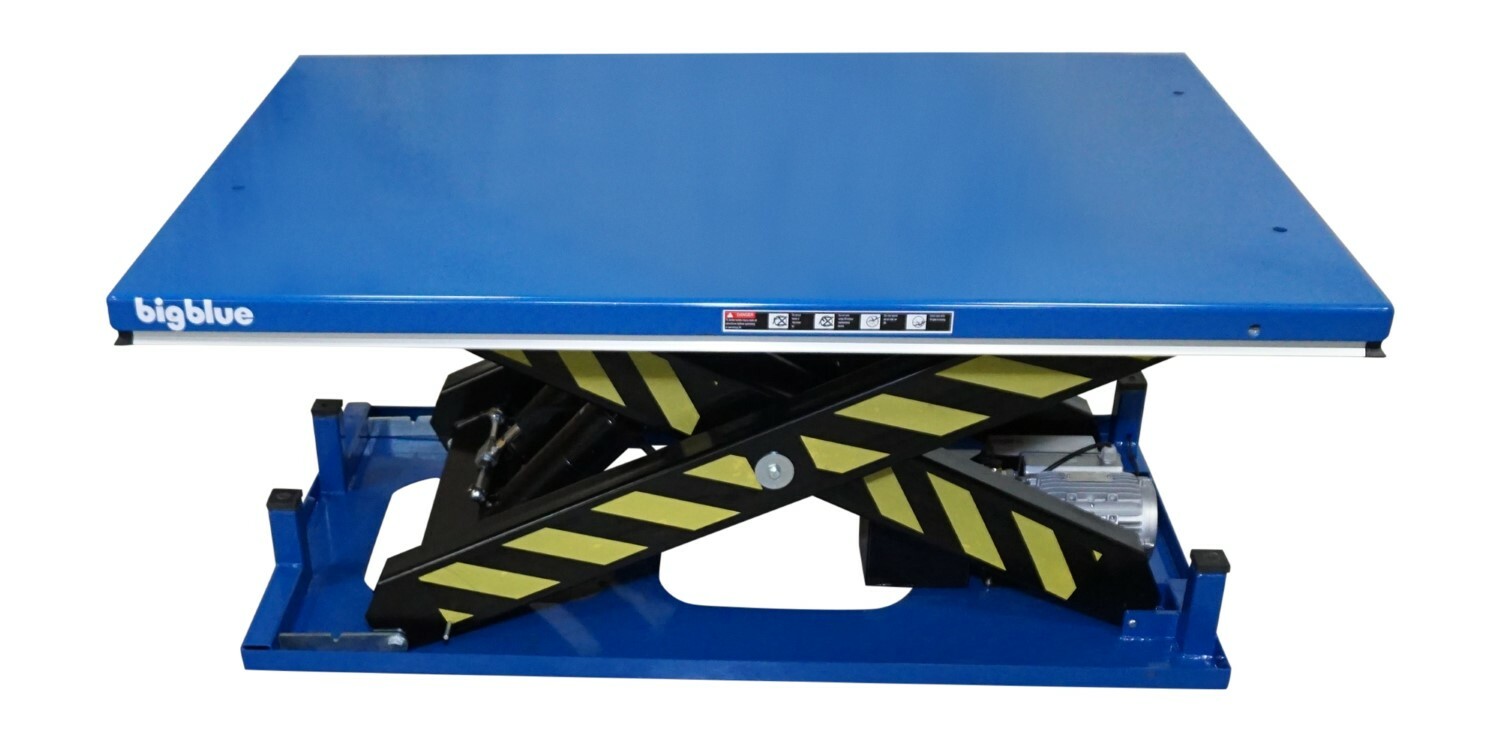 Bigblue Electric-Hydraulic Powered Scissor Lift Table 48"x68x40 8800lb ...