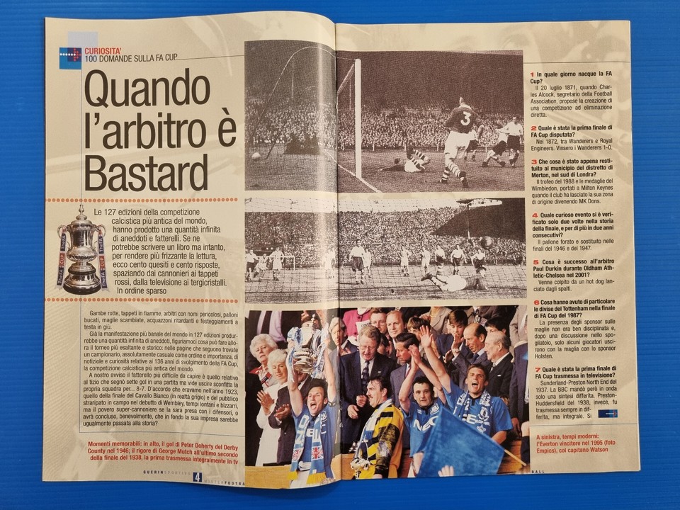 Mister Football 4-2008 Blanchflower-England Cup-Ian Rush-Cardiff City ...