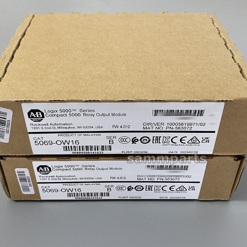 2023 New Factory Sealed AB 5069-OW16 SER B Compact 5000 Relay Output ...