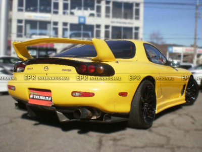 Fiber Glass For Mazda RX7 FD3S Mazdaspeed Rear Trunk Boot Lip Spoiler ...