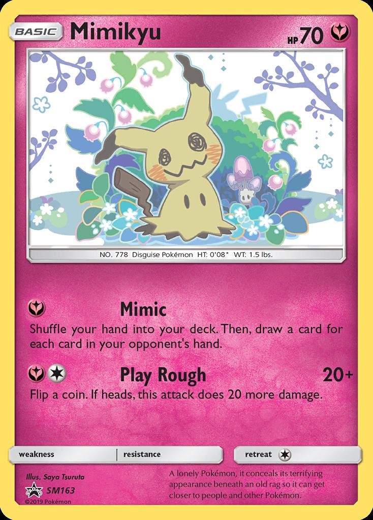 Pokemon Mimikyu (SM163/336) SM Black Star Promos HP HOLO | eBay