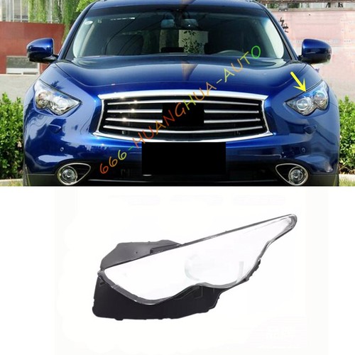 Left Side Headlight Lens Cover + Sealant For Infiniti FX35 FX37 FX50 ...