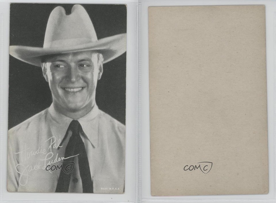 1940-60s Exhibit Movie Stars Made In USA Jack Luden (Black and White ...