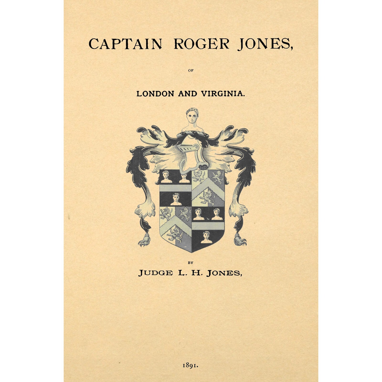 Captain Roger Jones, of London and Virginia | eBay