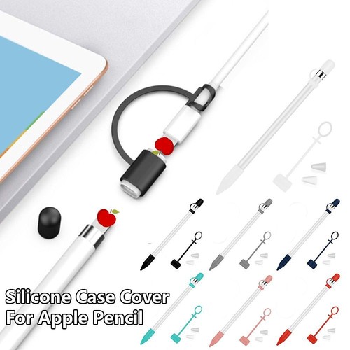 Cap Holder Cable Adapter Tether Silicone Case Cover Nib Cover For Apple ...