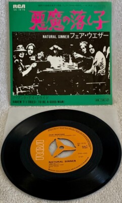 FAIR WEATHER "NATURAL SINNER" ULTRA-RARE 1970 ORIGINAL JAPANESE SINGLE ...