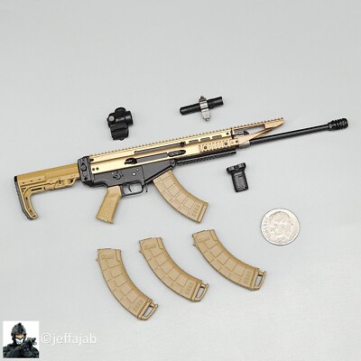 1:6 Easy & Simple PMC Field Recce Special Ver SCAR AK Rifle Set for 12 ...