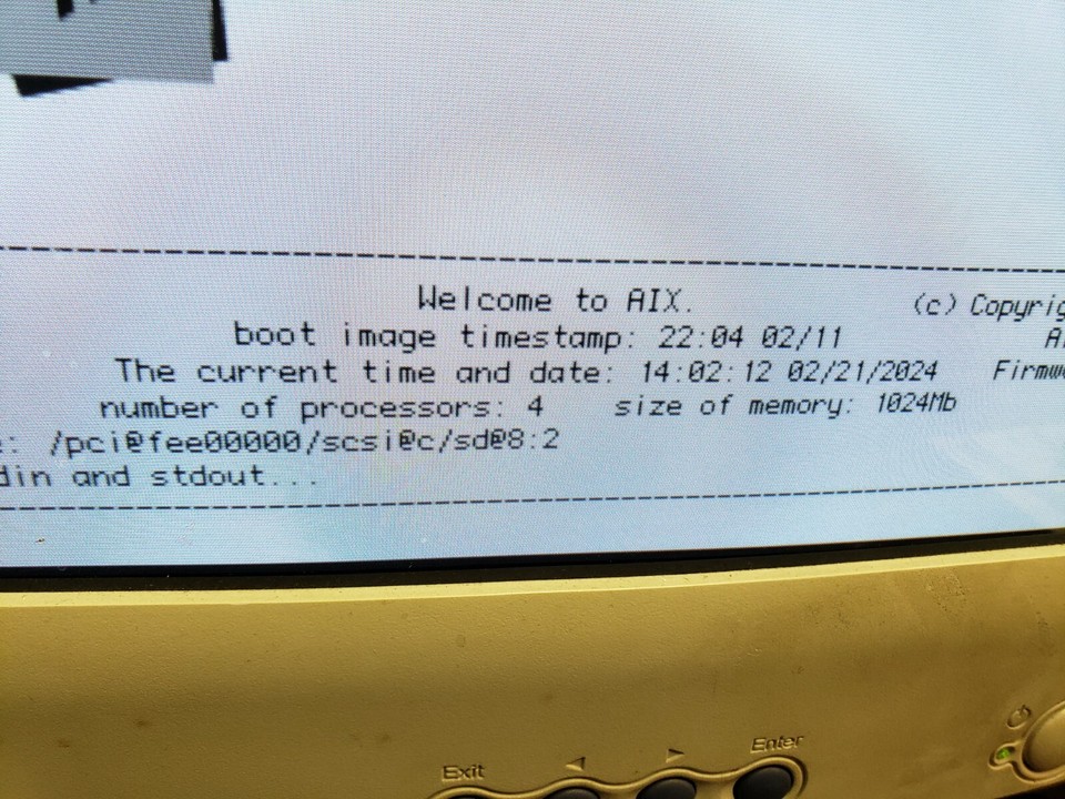 Vintage IBM RS/6000 7025 Motherboard Quad CPU 1GB MEM Combo 41L5106 ...