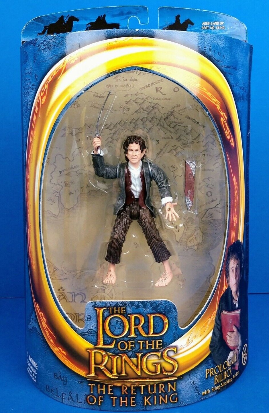 ToyBiz Lord Of The Rings Return Of The King Prologue Bilbo Action ...