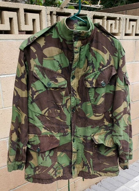 VINTAGE BRITISH ARMY 68 PATTERN SMOCK COMBAT FALKLANDS DPM JACKET SIZE ...