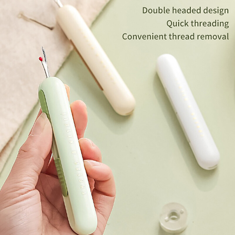 Needle Threader Seam Ripper 2-In-1 Thread Remover Sewing Household ...