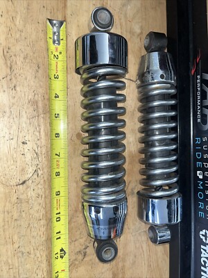 12” Harley Davidson Stock Dyna Rear Shocks | eBay