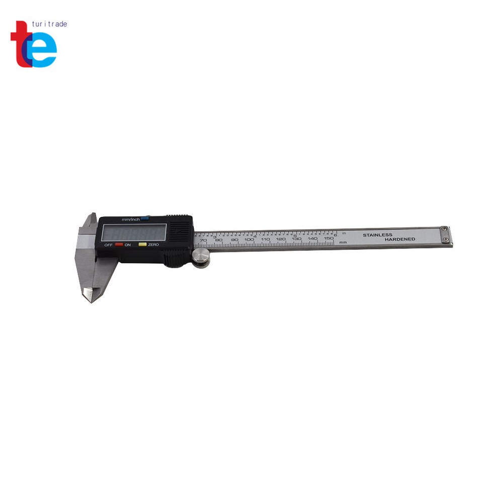 0-150 mm Vernier Caliper Tester Stainless Steel LCD Electronic Digital ...