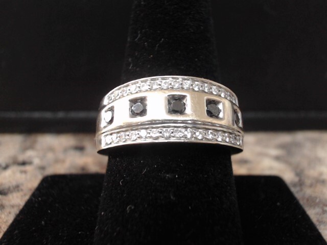 Blue Stone Gent's Stone & Diamond Ring 32 Diamonds .32 Carat T.W ...