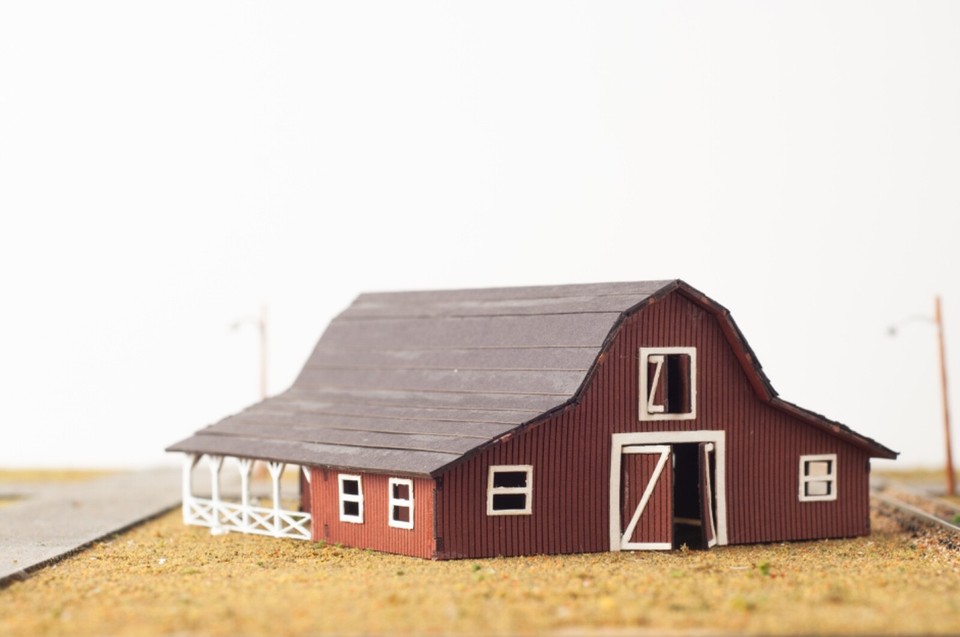 Laser Cut N Scale Stable/Barn | eBay