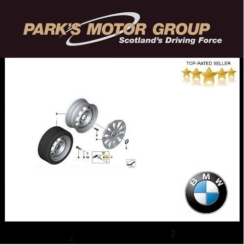 Genuine BMW 36146792830 TPMS Wheel Valve Stem Green Set of 4 Valves for ...