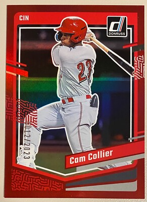 Cam Collier 2023 Donruss Baseball Card Red 12/2023 Cincinnati Reds | eBay