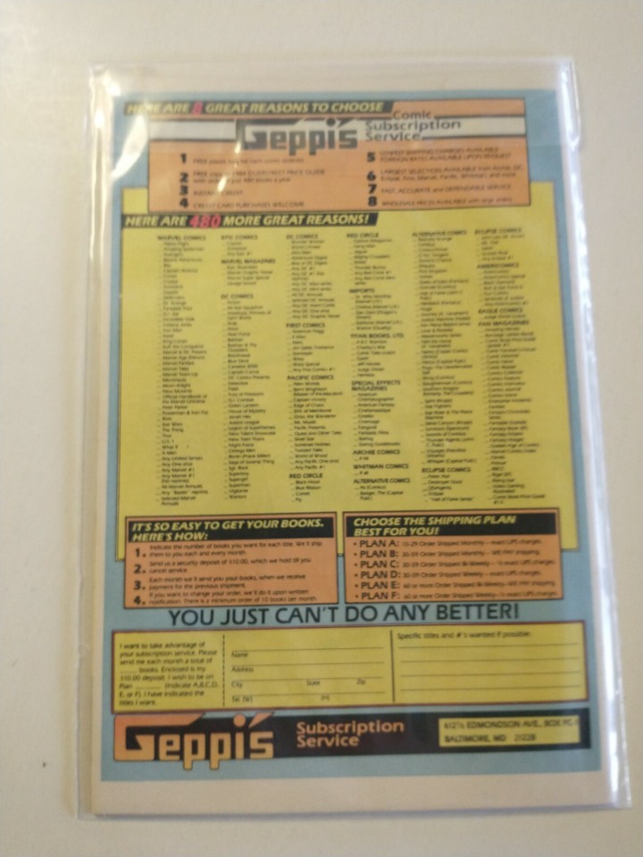 First Comics Warp Special - Lord Cumulus #2 | eBay