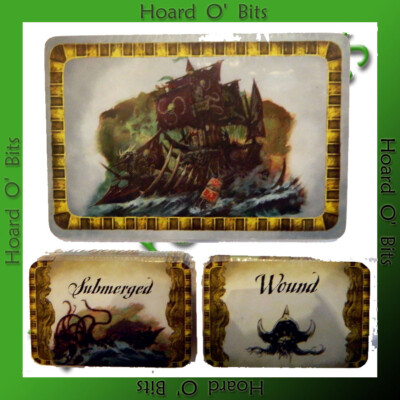 WARHAMMER DREADFLEET BIN BITS - REPLACEMENT CARD SET | eBay