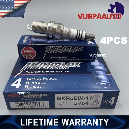 4pcs NGK Iridium IX Spark Plugs 5464 BKR5EIX-11 for 2005-2009 Subaru ...