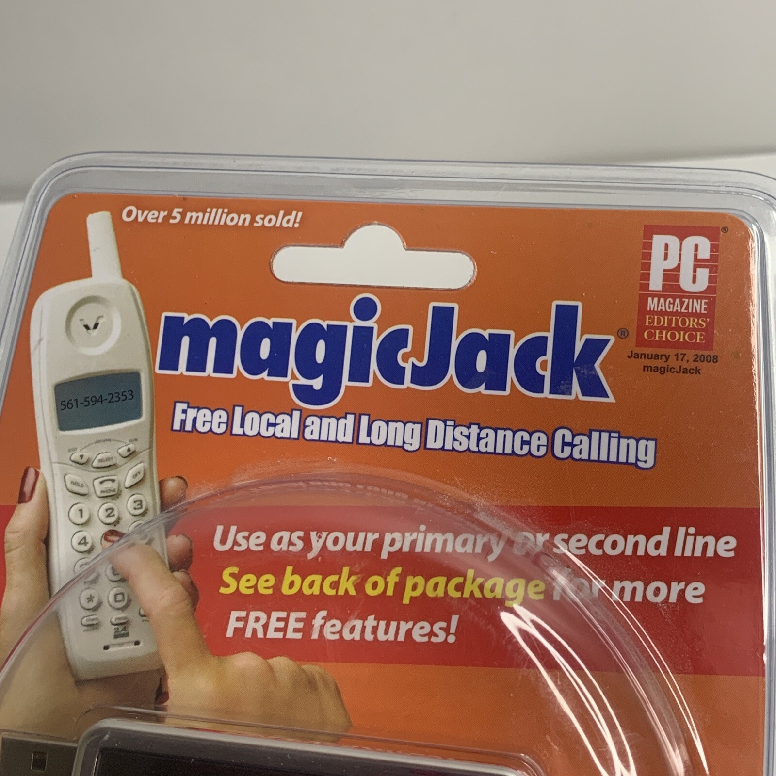 New - Magic Jack Free Local & Long Distance Calling Device USB PC ...