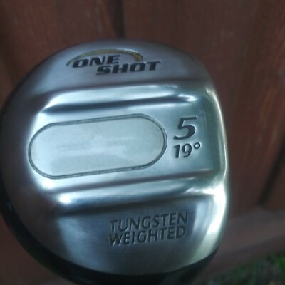 Knight One Shot Fairway 19° Strong 5 Wood Tungsten Golf Club Graphite ...