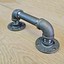 Pipe Furniture Handle Industrial Style Wooden Door Handles Barn Sliding ...