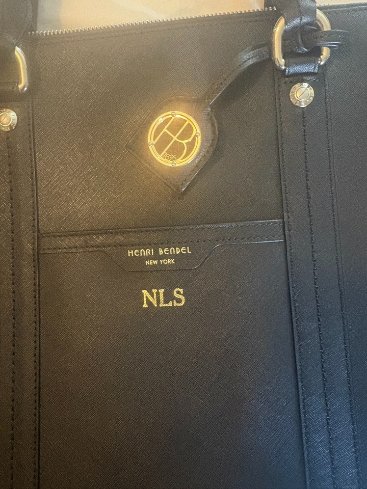 Henri Bendel West 57th Briefcase Black | eBay