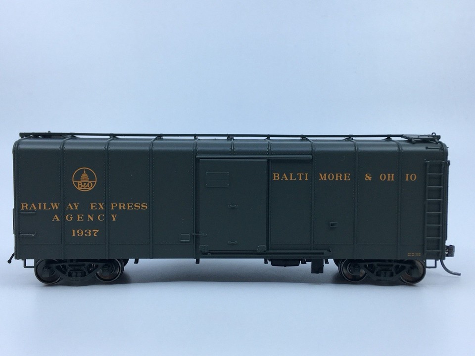 HO Fox Valley Models Baltimore & Ohio 40’ Round Roof Wagontop Boxcar B ...