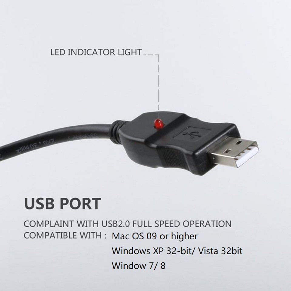 New 3m Pug &play USB Microphone Link Cable For PS2/PS3/WII/XBOX Game ...