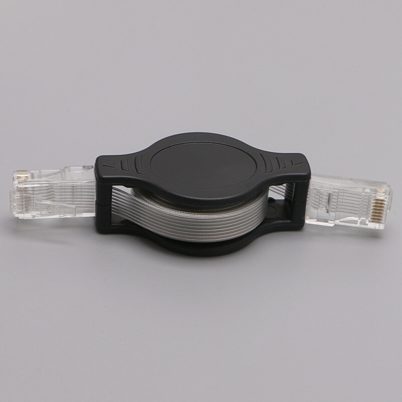 Ethernet Cable Ultra Flat Adjustable Retractable RJ45 LAN Cable Flat | eBay