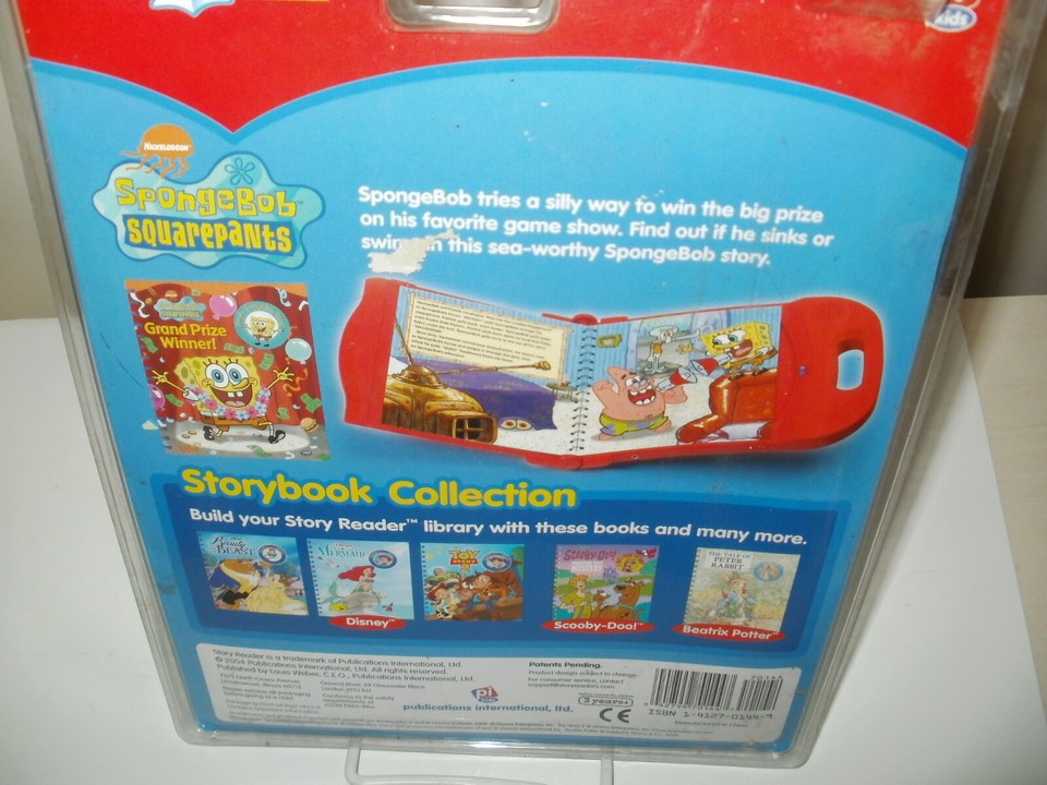 Story Reader Storybook Spongebob Squarepants "Grand Prize Winner" | eBay