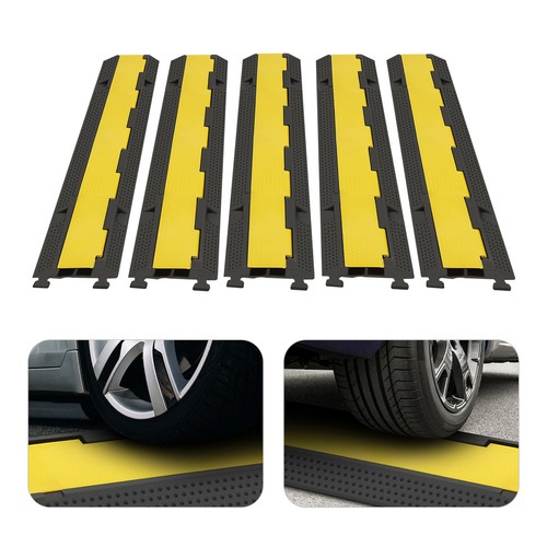2 Channel Cable Protector Ramp 11000lbs Load Wire Cable Cover Guard ...
