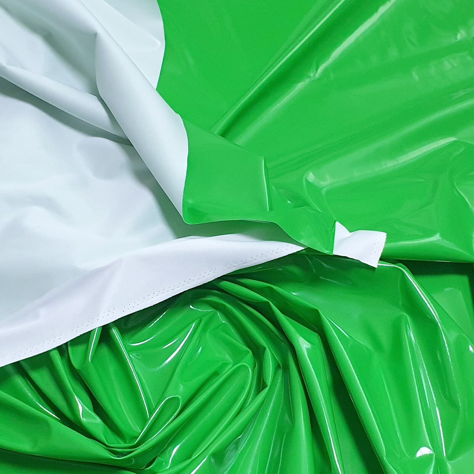 SHINY HIGH GLOSS PVC STRETCH RUBBER VINYL PLEATHER GOTH FETISH CLOTH ...