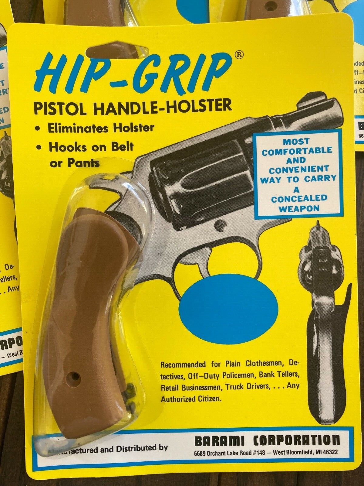 Vintage Old School Barami Hip Grip Pistol Grip Set Screw For Taurus 85 ...