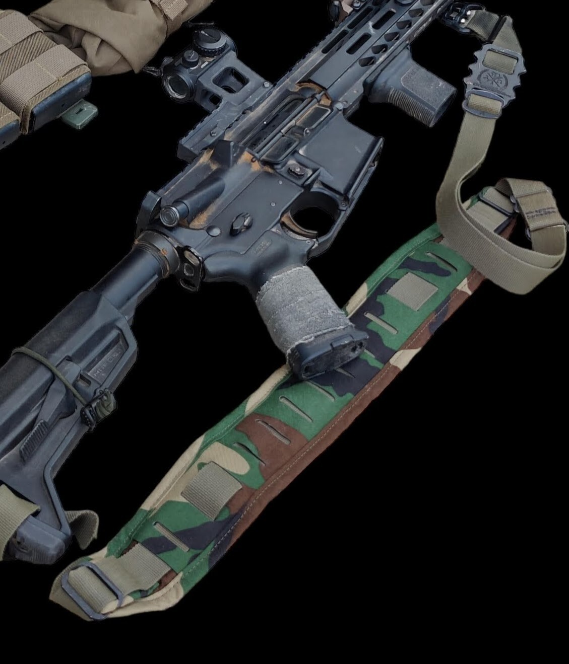 MARS QUICK-ADJUST RIFLE SLING - Padded Molle - 2 Point Mission Military ...