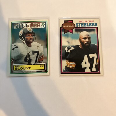 Mel Blount Two Card Lot 1979 1983 Topps | eBay