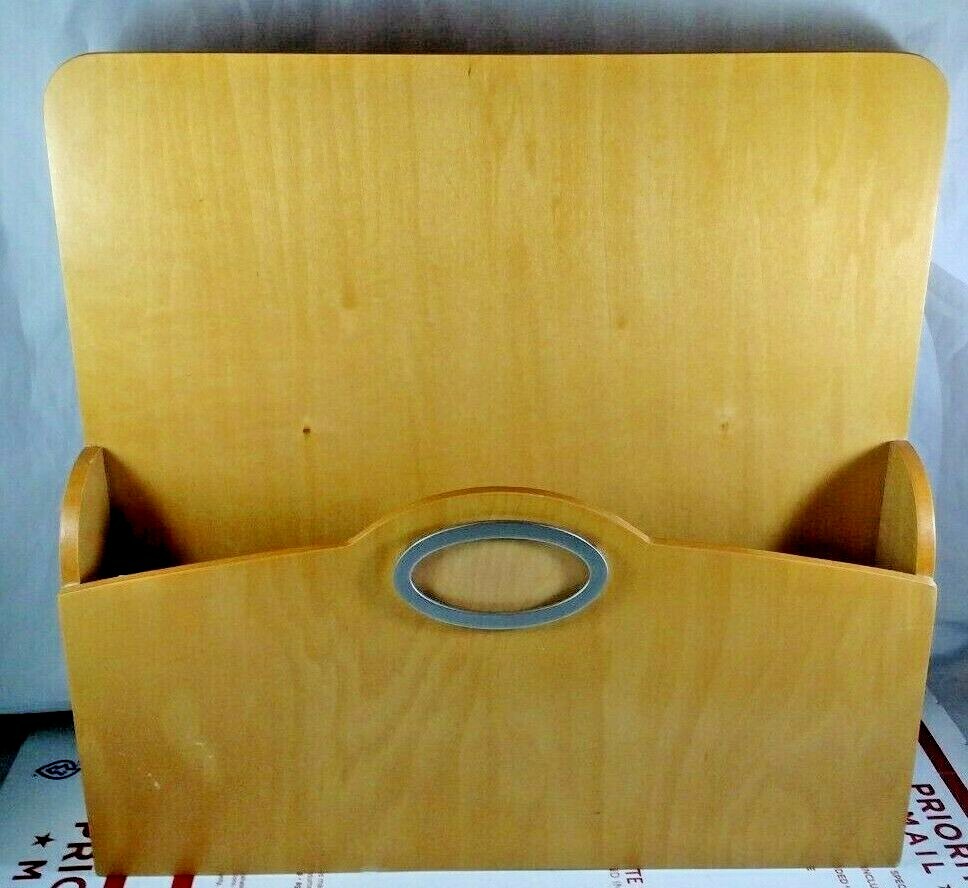 Alessi Michael Graves Wall Hanging File Office Filer Filing Cubby Wood ...