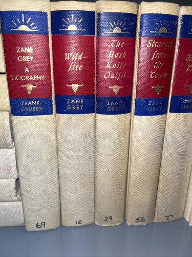 Zane Grey Walter Black Collection 16 BOOK LOT Numbered Condition ...