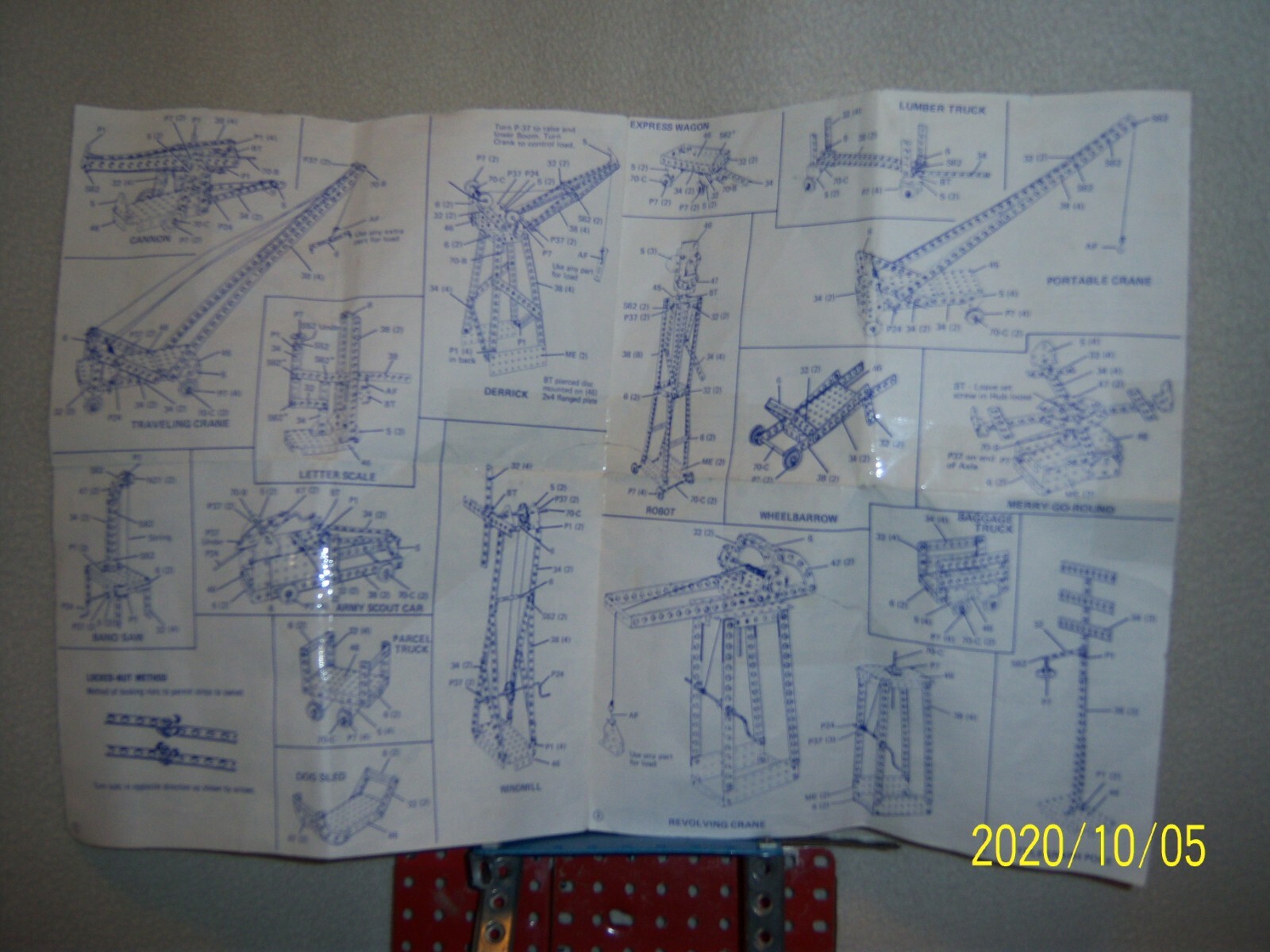 1976 Gabriel Erector Set- M8456 | eBay