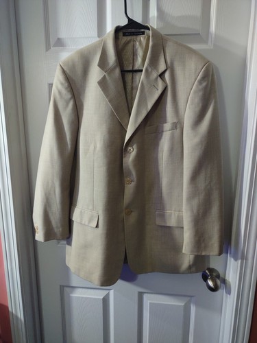 Mazzoni Blazer Jacket Size 40R Light Tan | eBay