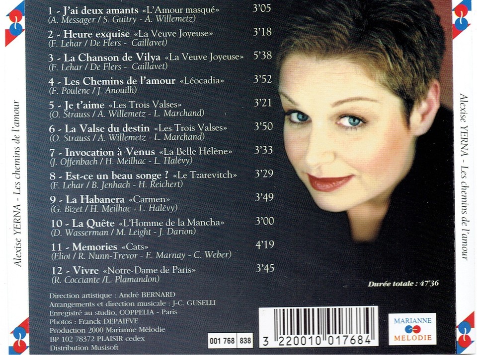 CD - ALEXISE YERNA - Les Chemins De L'Amour | eBay
