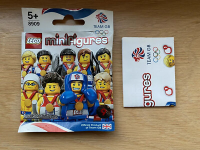 Lego Minifigures Team GB Series Empty Packet And Checklist Only (8909 ...