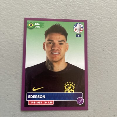 Panini Copa America 2024 - Ederson BRA3 Purple Sticker | eBay