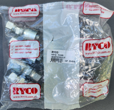 (5 Pcs) Ryco T2120-0606 3/8" HOSE X #6 BSPP FEMALE, STRAIGHT | eBay