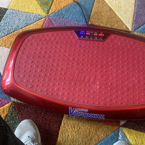 Vibrapower Slim 3 Power Vibration Plate - Red TESTED | eBay UK